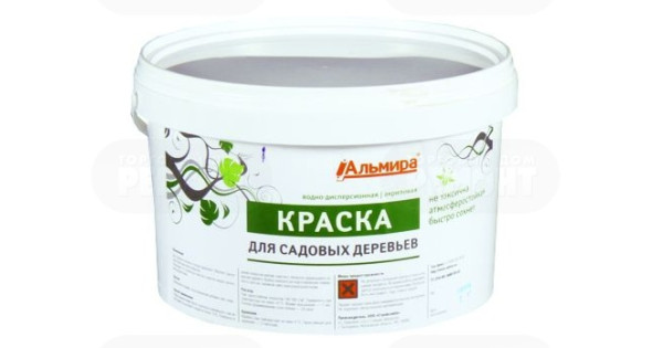 Краска для деревьев Альмира (1.5 кг, 3 кг) купить в магазине Чистый Мир.