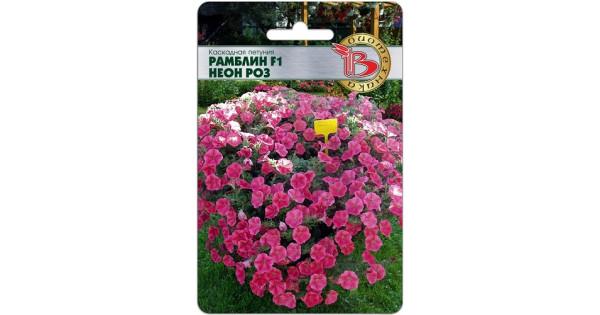 Петуния Рамблин F1 Неон Роз купить с доставкой в интернет-магазине ...